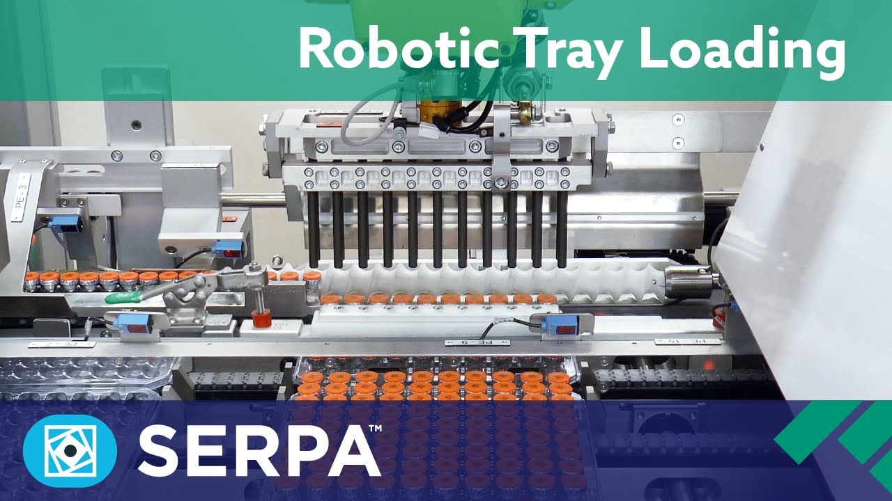Robotic Tray Loader - Serpa Packaging Solutions - YouTube