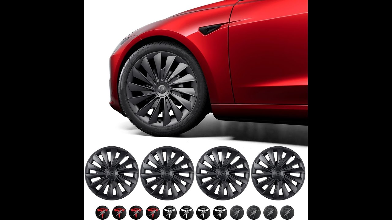 2024 Tesla Model 3 Highland Hubcaps Review - YouTube