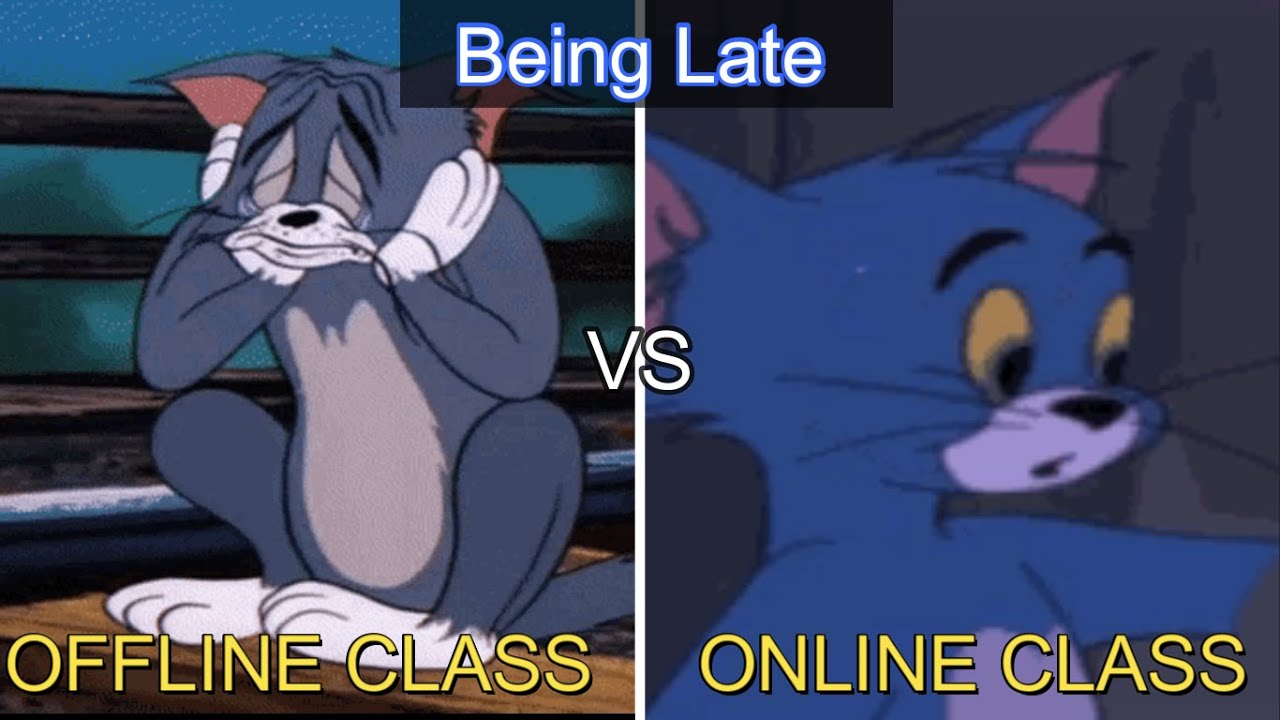 Getting Late in Offline Class Vs Online Class..🤣| Funny Meme | *Popular ...