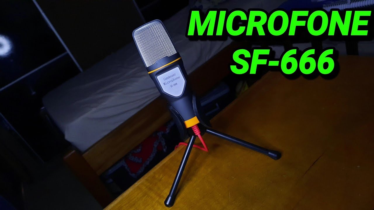 Microfone Sf 666 é bom?!? Confira Unboxing, Review e Teste de Áudio ...