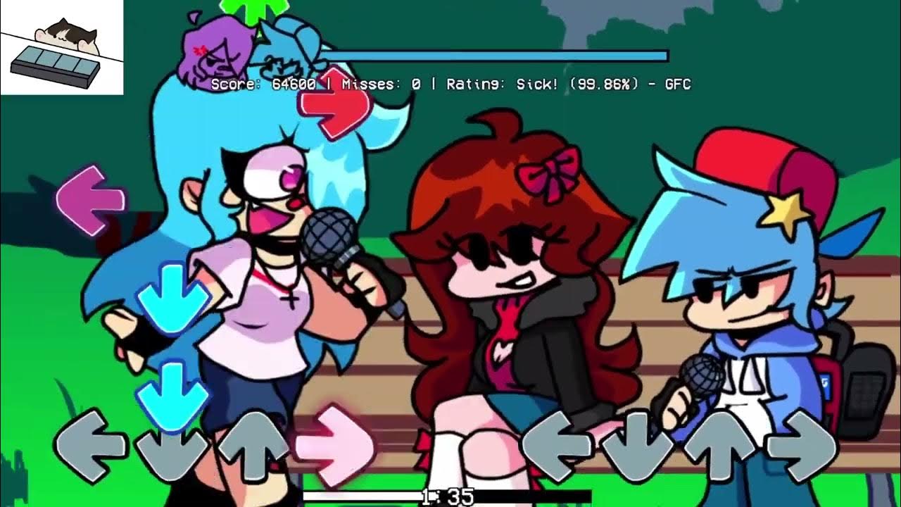 FNF NuSky Mod + Skyverse - NuSky Hard GFC - YouTube