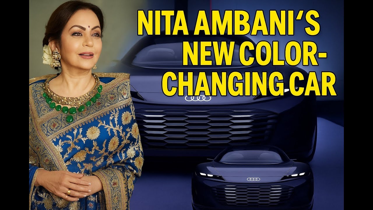 Nita Ambani’s COLOR CHANGING Car is INSANE! | Audi A9 chameleon - YouTube