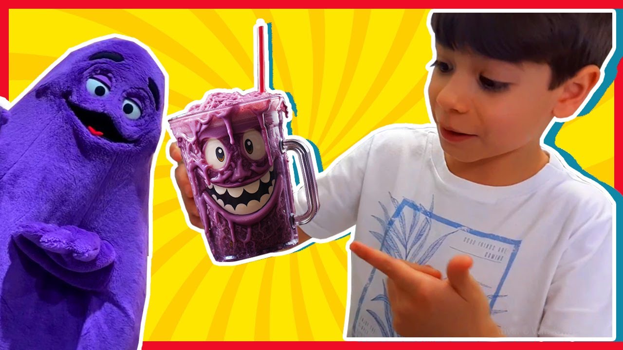 Aprenda a fazer a melhor receita do GRIMACE SHAKE com RAULZINHO MOURA 😋 - YouTube