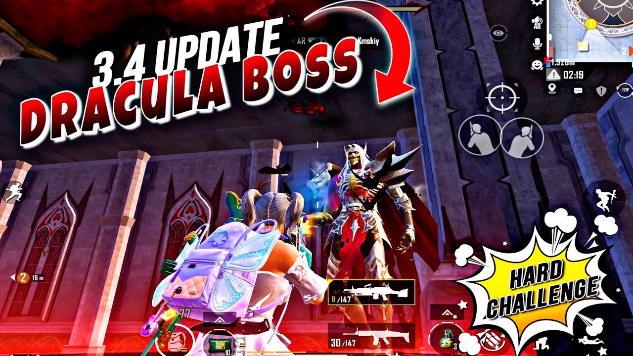 DRACULA BOSS CHALLANGE | 3.4 NEW UPDATE | HOW TO KILL DRACULA BOSS IN ...