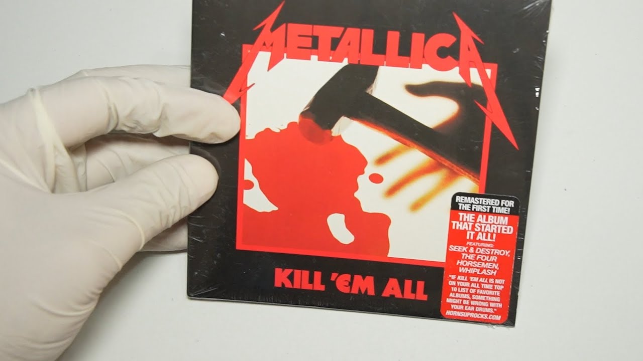 Metallica: Kill 'Em All - Digisleeve Remastered CD Unboxing Video ...