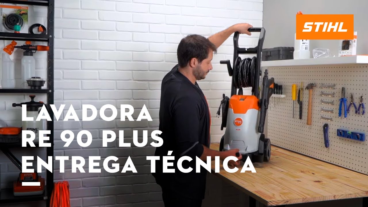 Entrega Técnica | Lavadora de alta pressão STIHL RE 90 PLUS - YouTube