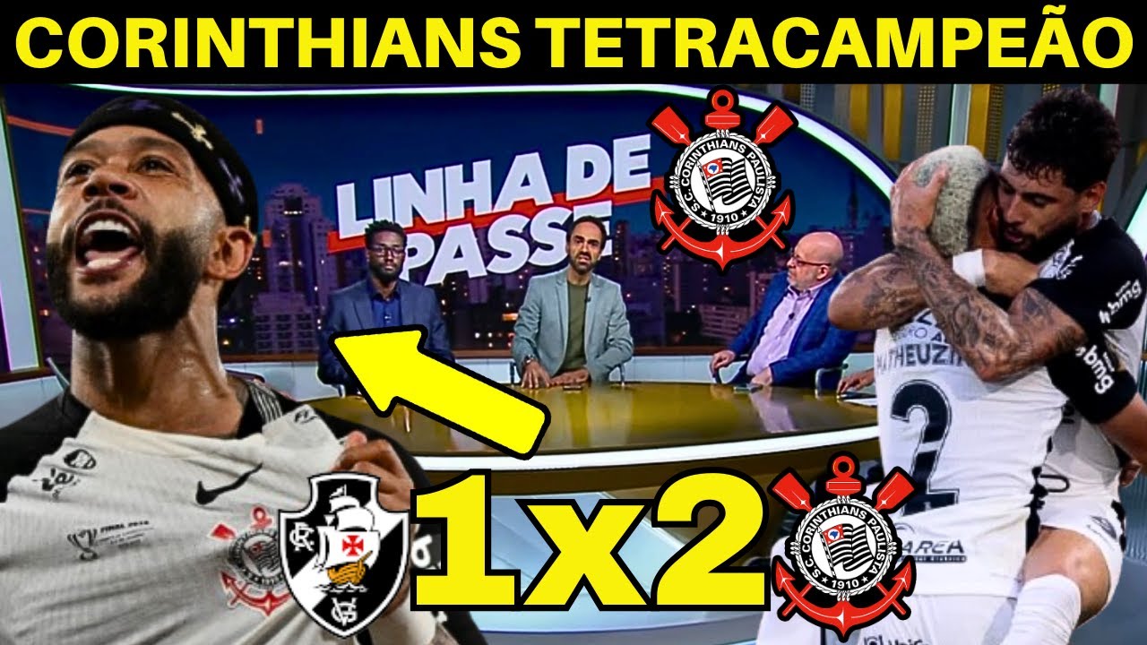 É TETRAA! É TETRAA! CORINTHIANS TETRACAMPEÃO DA COPA DO BRASIL 2025 ...