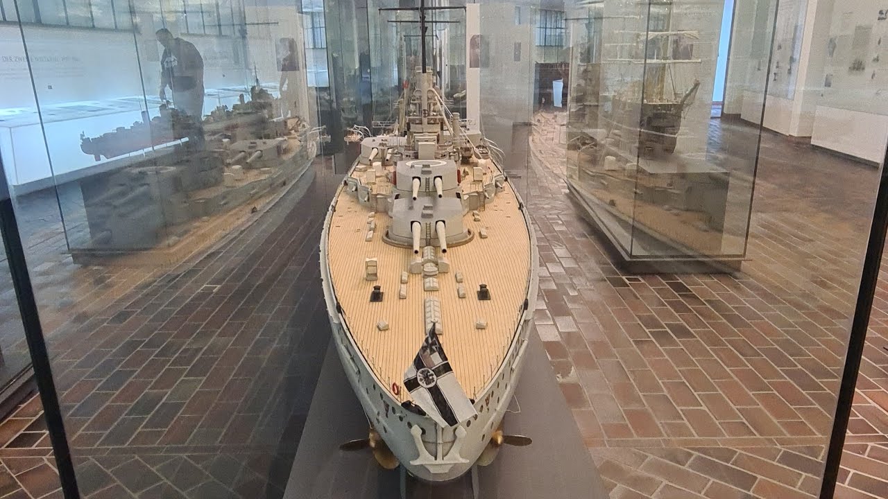 Naval Warship Museums of Laboe Germany Battleship “Bismarck” sunk 80 ...