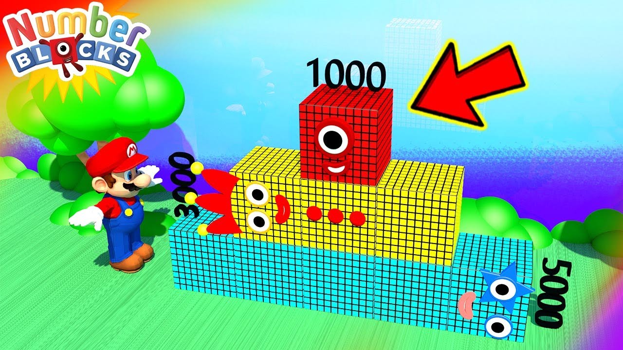 Numberblocks Puzzle Tetris Game Mario Pyramid Numberblocks 9000 ...