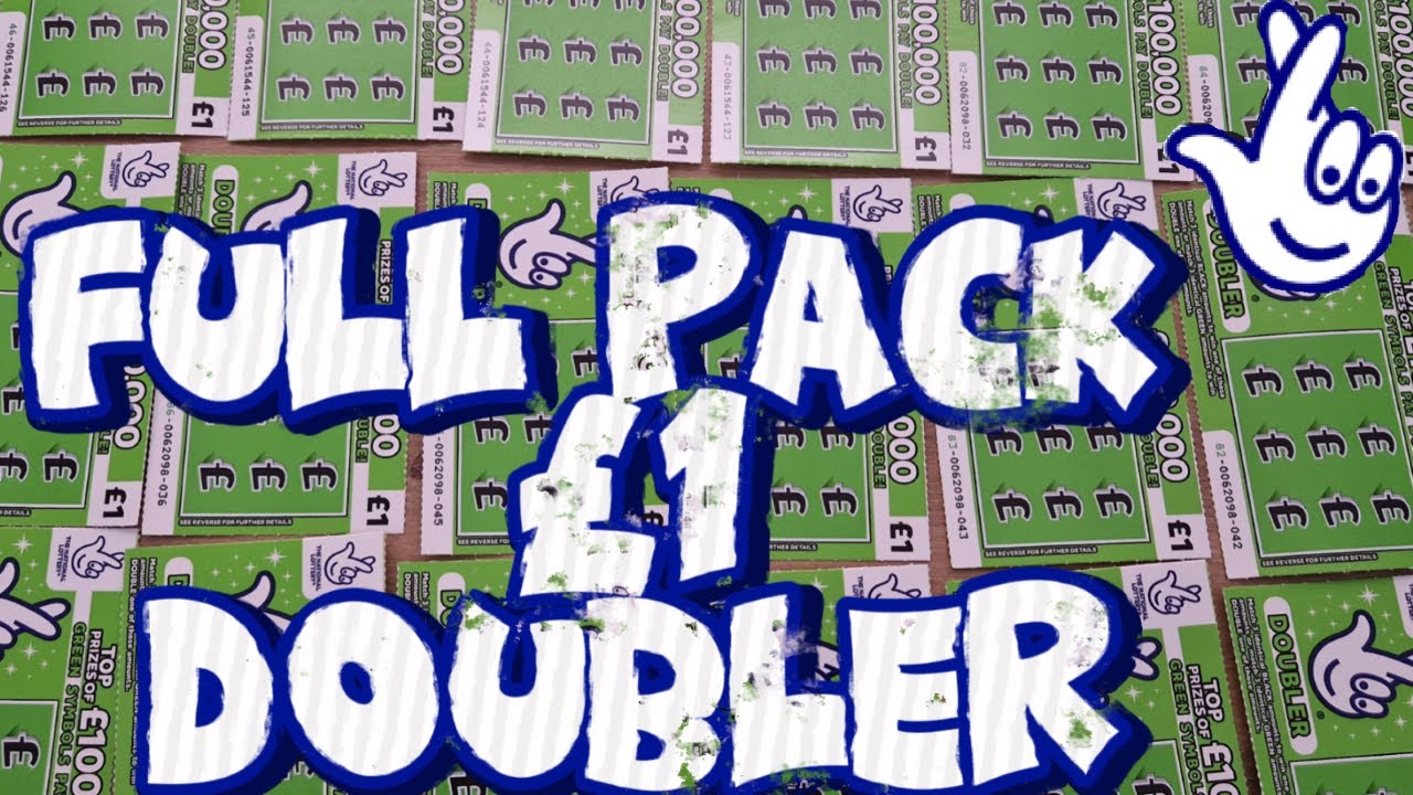 FULL PACK OF SCRATCHCARDS THE GREEN £1 DOUBLER - YouTube
