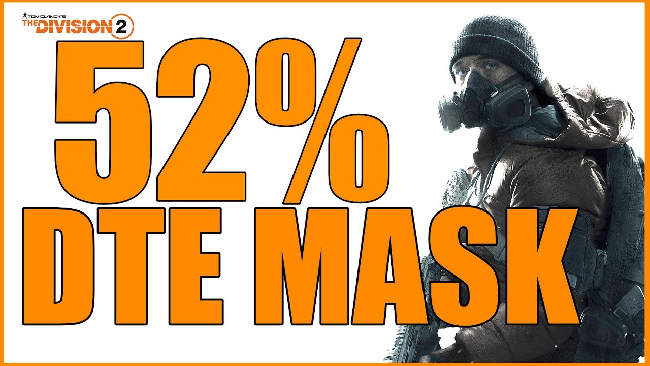 The Division 2 - 52% DAMAGE TO ELITES MASK & HOW TO GET IT - YouTube