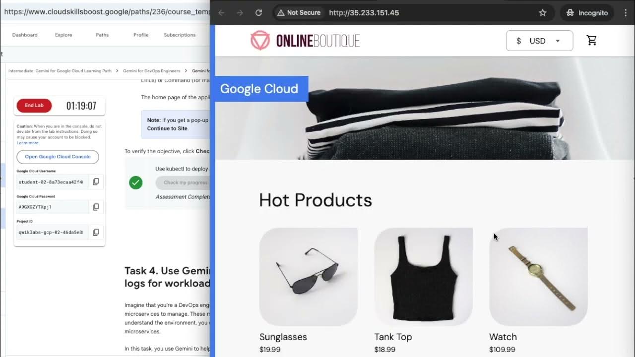 Implement continuous delivery with Gemini Google Cloud Self-Paced Lab Solution - YouTube