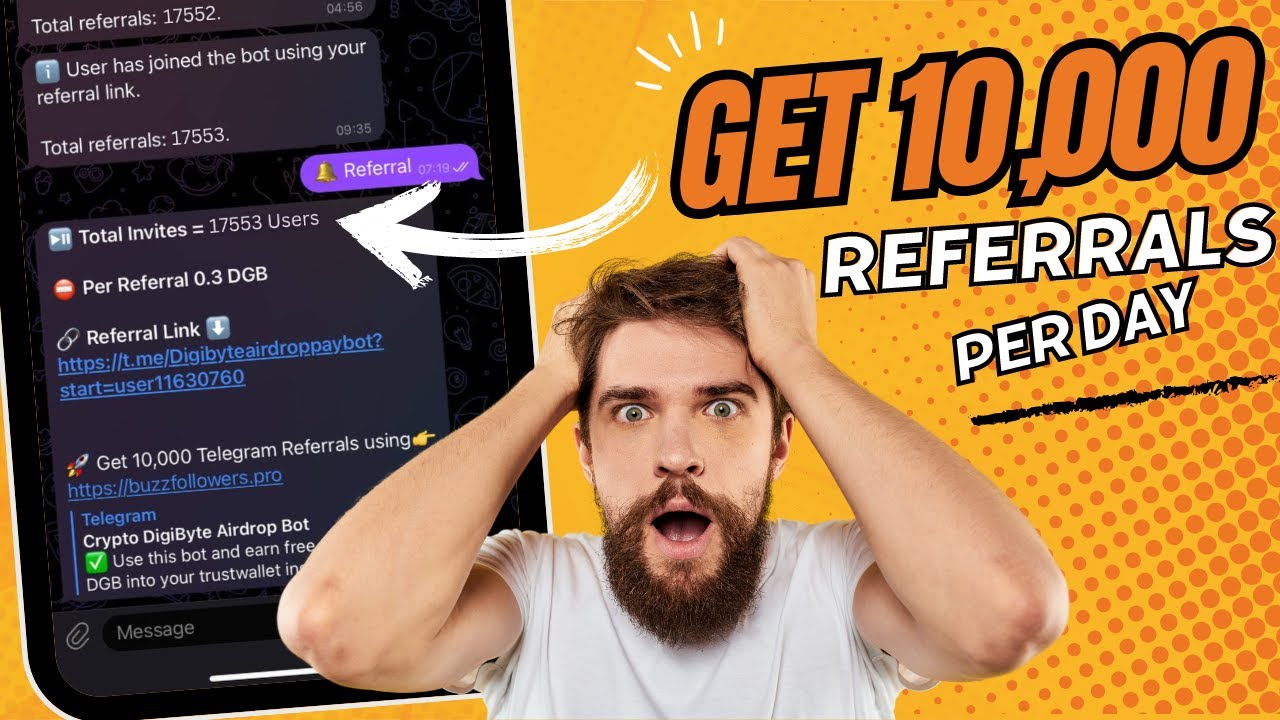 How to Get 10,000 Active Referrals from Any Telegram Group | Unlimited ...