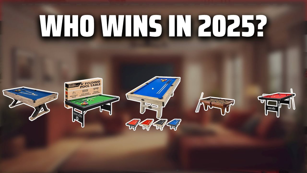 The Top 5 Best Folding Pool Table in 2025 - Must Watch Before Buying ...