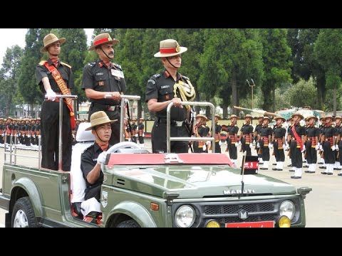 Lt Gen Subrat Saha Reviews The Attestation Parade At Assam Regimental ...