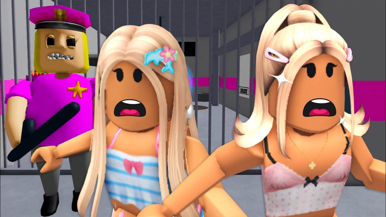 Trapped in SEWER at the Police Girl Prison!! Roblox Obby - YouTube