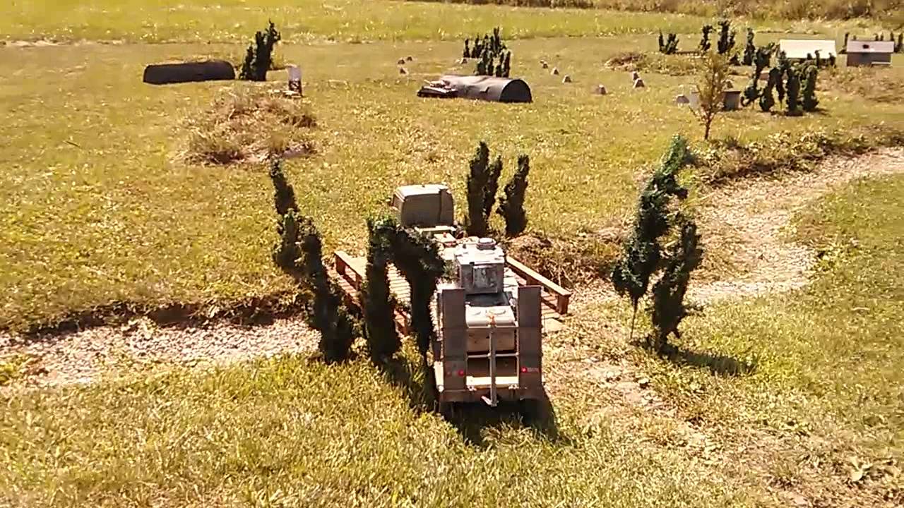 tank transporter 2 1/16 rc Can-am battle day. - YouTube
