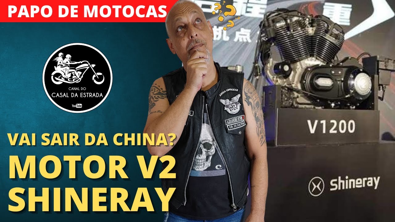 MOTOR V-TWIN DE 1200 CILINDRADAS DA SHINERAY | SERÁ QUE VAI SAIR DA ...