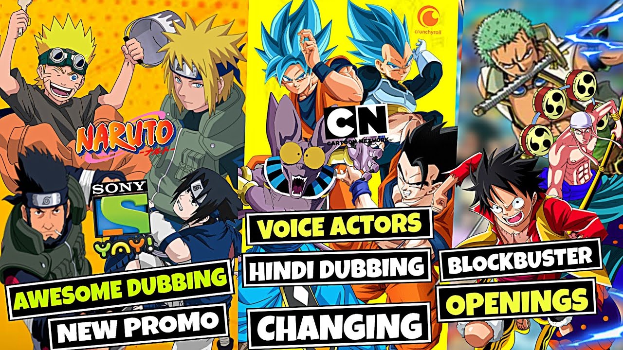 DBS😭Hindi Dub Voice Actors Changing!!Naruto New Official Promo In Hindi ...