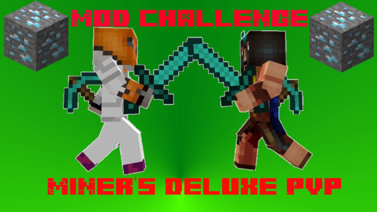 Minecraft Mod Challenge: MINER'S PARADISE PVP! - YouTube