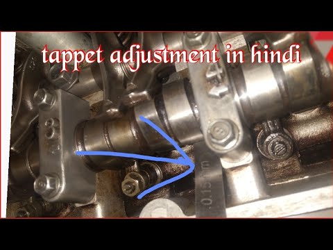 tappet setting || tappet clearance adjustment in hindi - YouTube