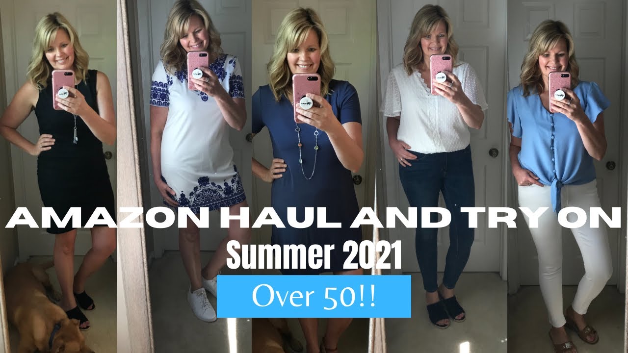 Amazon Summer Clothing Haul and Try On For Over 50!! - YouTube