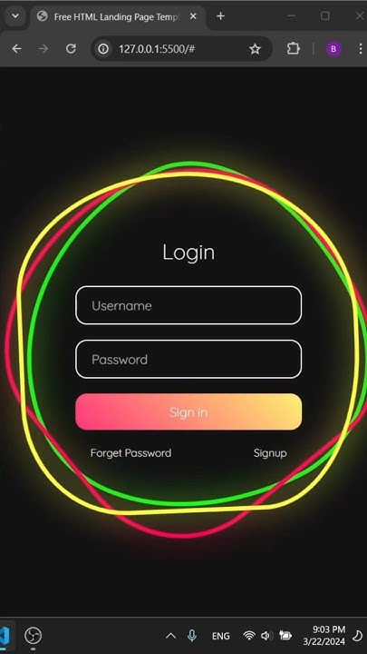 Animated Login Form Webleb Coding Html Asmrkeyboard Webcode Youtube