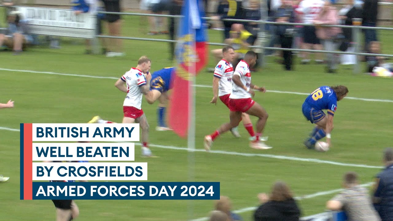 Disappointment for British Army in Crosfields rugby league Armed Forces ...