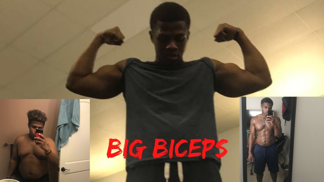HOW I GOT BIG BICEPS USING 20LBS DUMBBELLS!! - YouTube