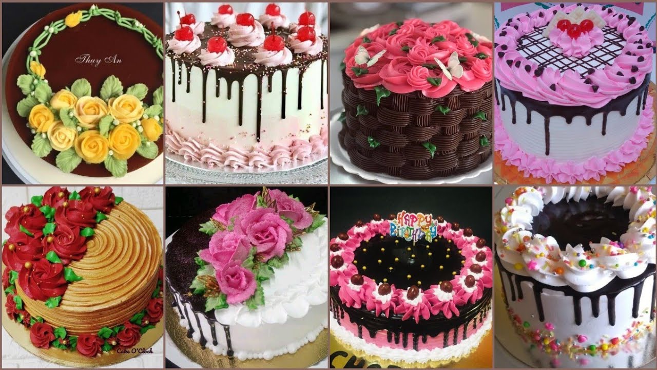 Easy Birthday/Anniversary Cake design 2022 || Cake Decoration at home ...