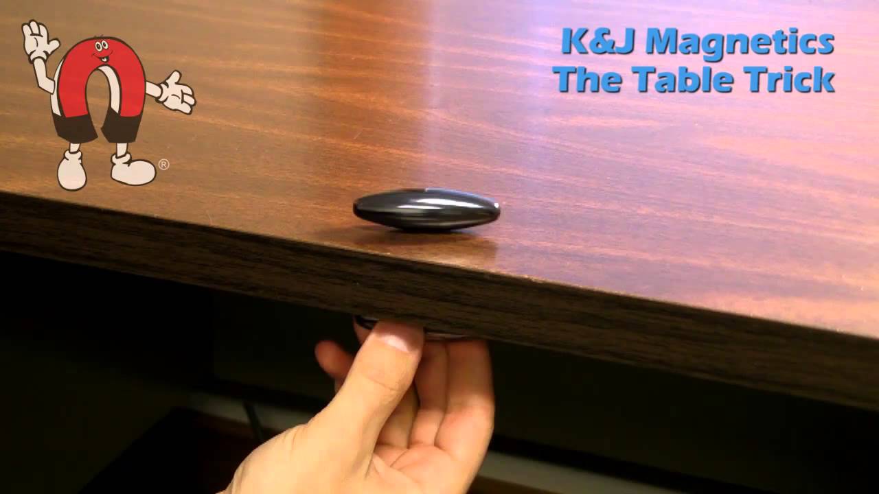 K&J Magnetics - The Tabletop Trick - YouTube
