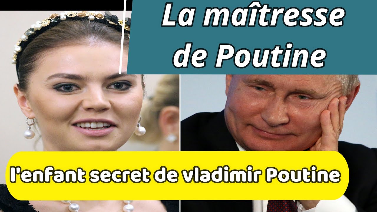vladimir poutine femme-Vladimir poutine maîtresse-l'enfant secret de ...
