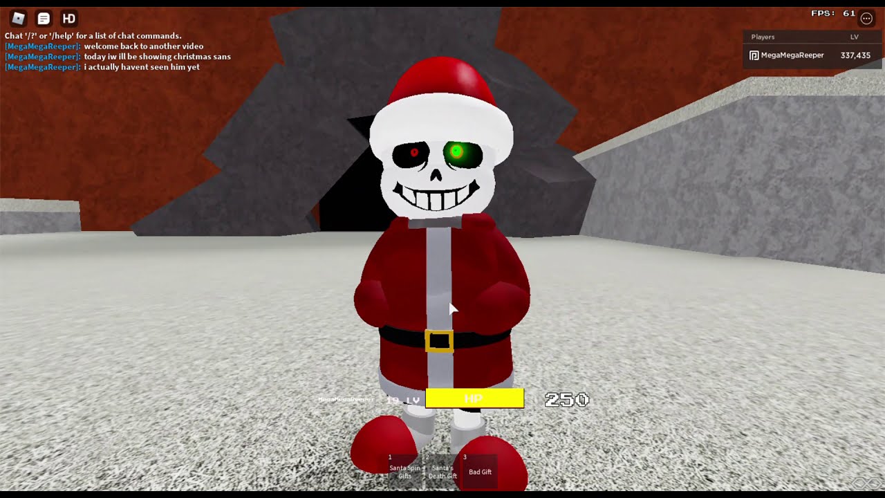 Showcasing christmas sans for Undertale : The Dusted AU - YouTube