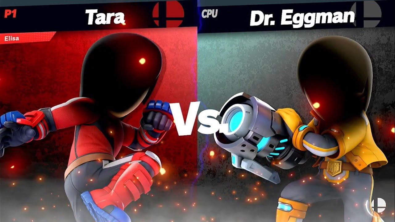 Super Smash Bros Ultimate- Tara (Me) (Mii Brawler) vs. Dr. Eggman (Mii ...