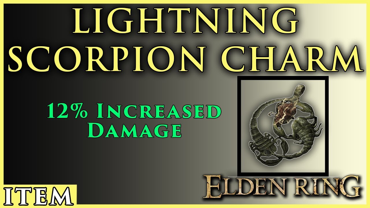 Lightning Scorpion Charm | Location Quick Guide | Elden Ring - YouTube