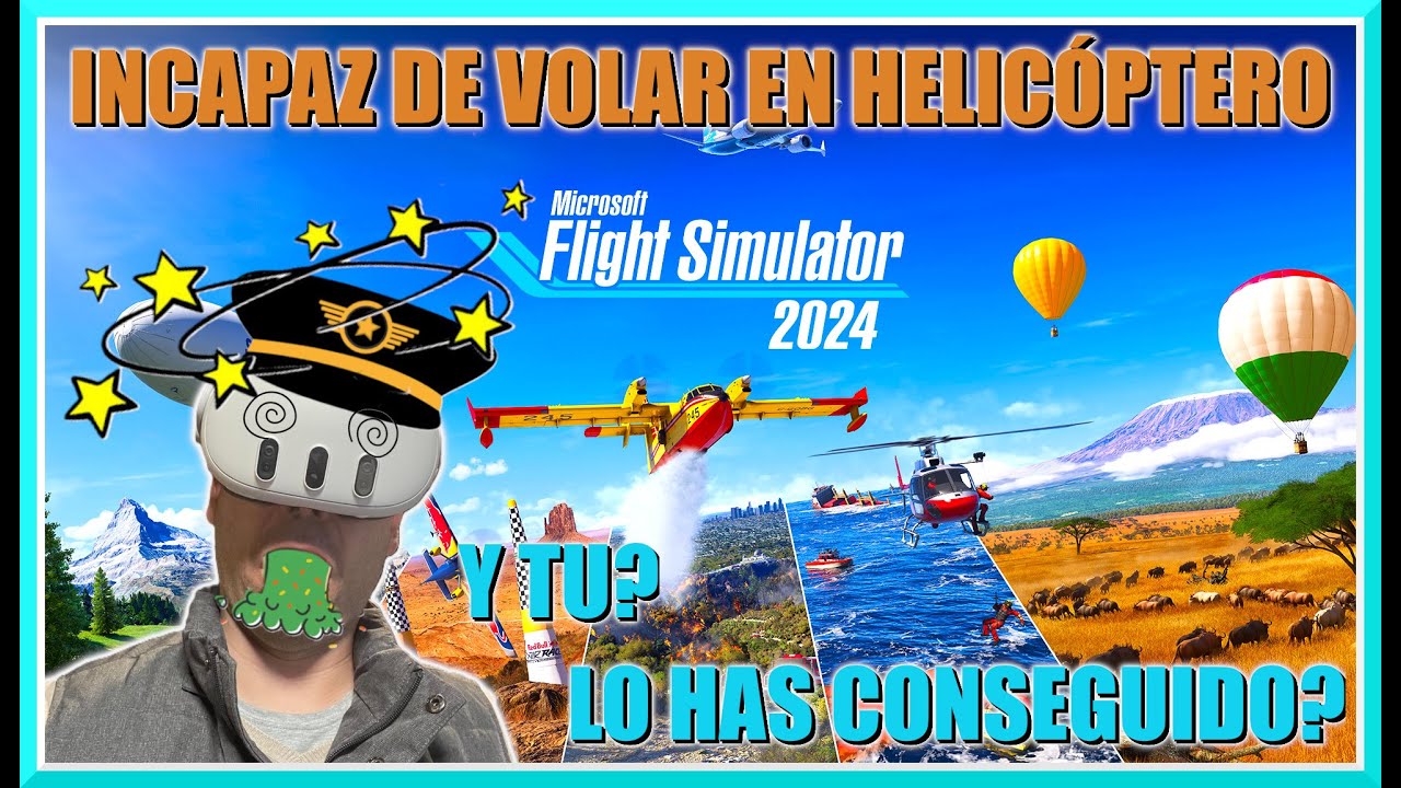 Flight Simulator 2024 VR ENTRENAMIENTO HELICÓPTERO GAFAS DE REALIDAD ...