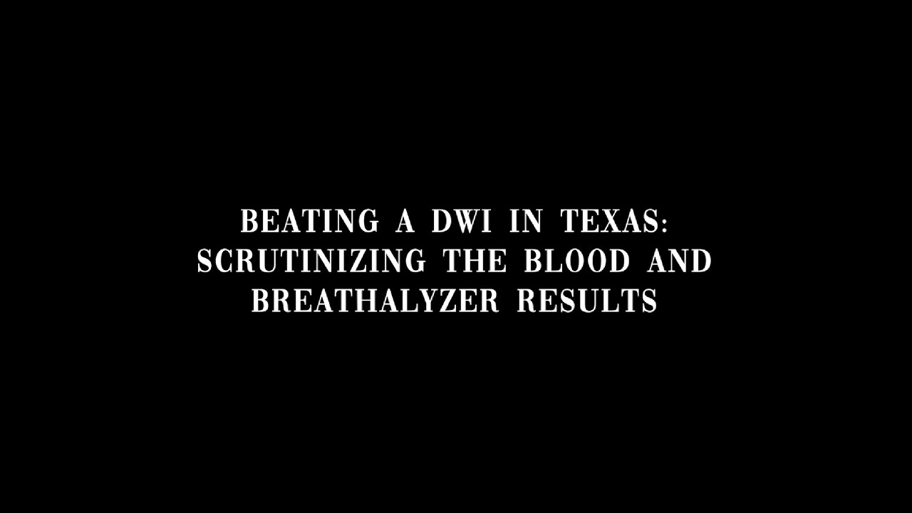 How to Beat Blood or Breathalyzer Results - YouTube