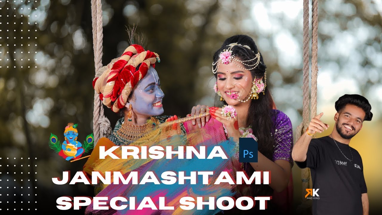 KRISHNA JANMASHTAMI SHOOT EDITING IN PHOTOSHOP|| #janmashtamispecial # ...