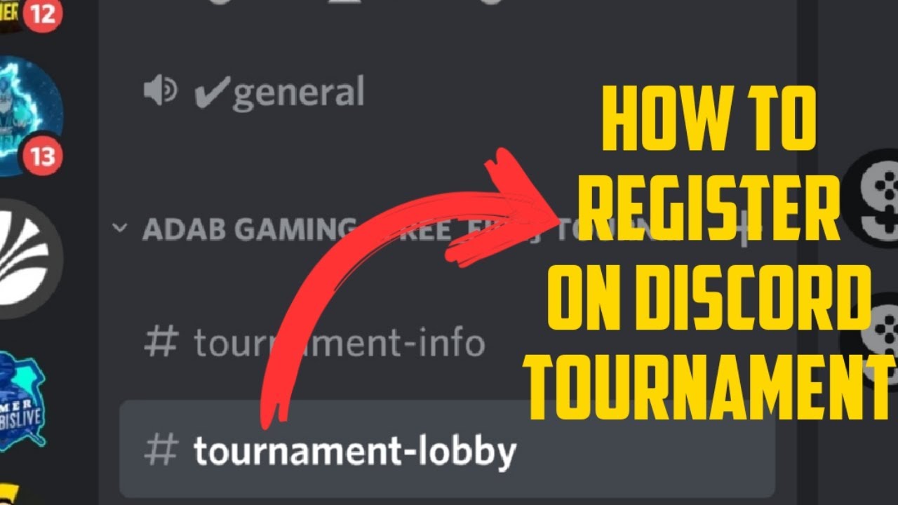 How To Register on Discord Tournament&Play Free Fire Tournament?Tourney ...