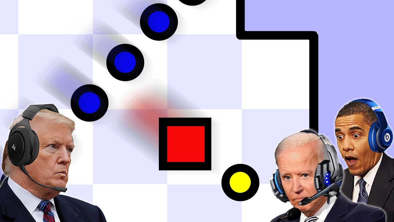 US Presidents Play The World's Hardest Game - YouTube