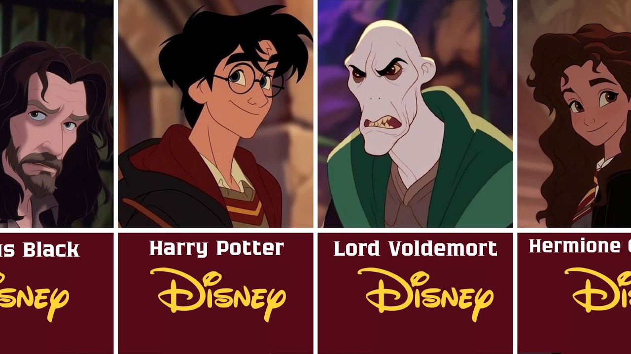 Harry Potter Characters Reimagined in Classic 2D Animation | Before ...