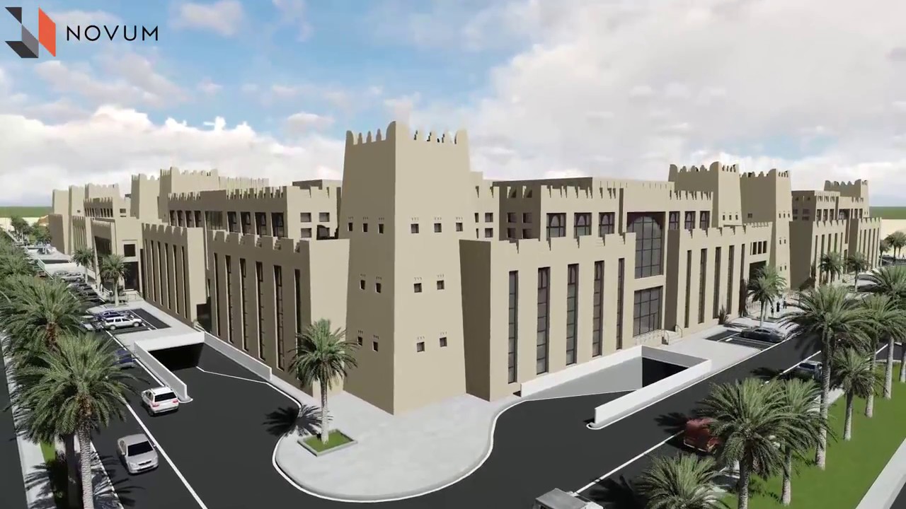 Novum Structures - Immigration Department - Qatar - 3D Max; Lumion ...