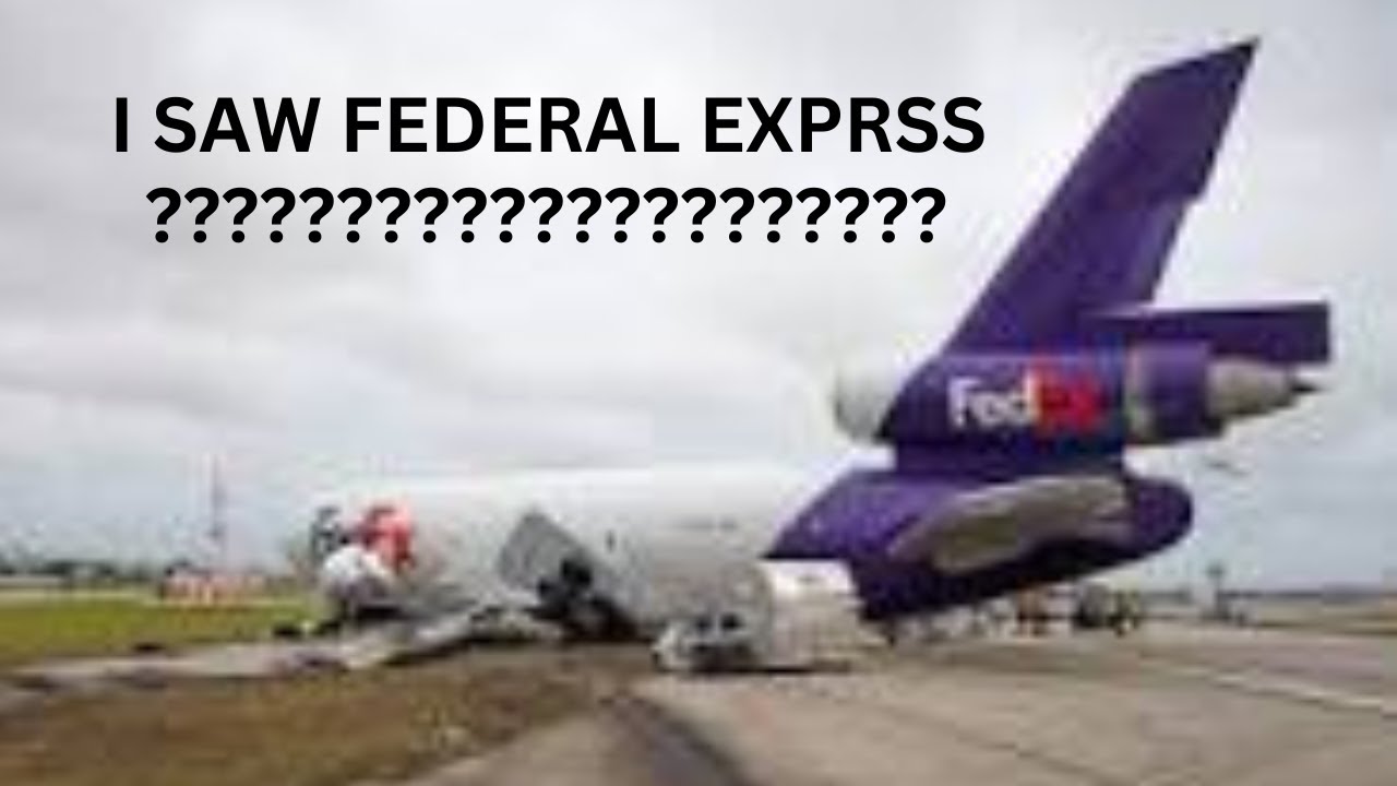 3:13:23 Federal Express CRASH/ Timothy V Dixon, Robin Bullock @ George ...