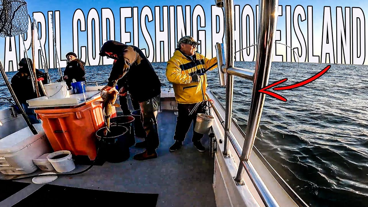 April Party Boat COD FISHING Block Island RI - YouTube