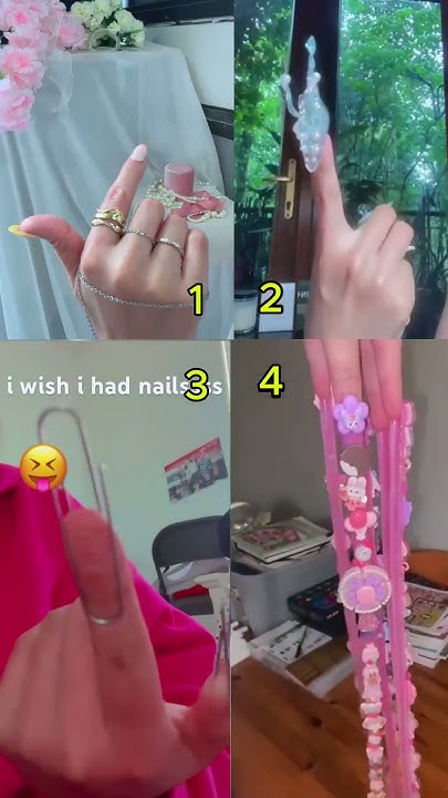 Pink and purple nails tutorial 💅 from polippie.com #nailtutorial #nailinspo #pressonnails - YouTube