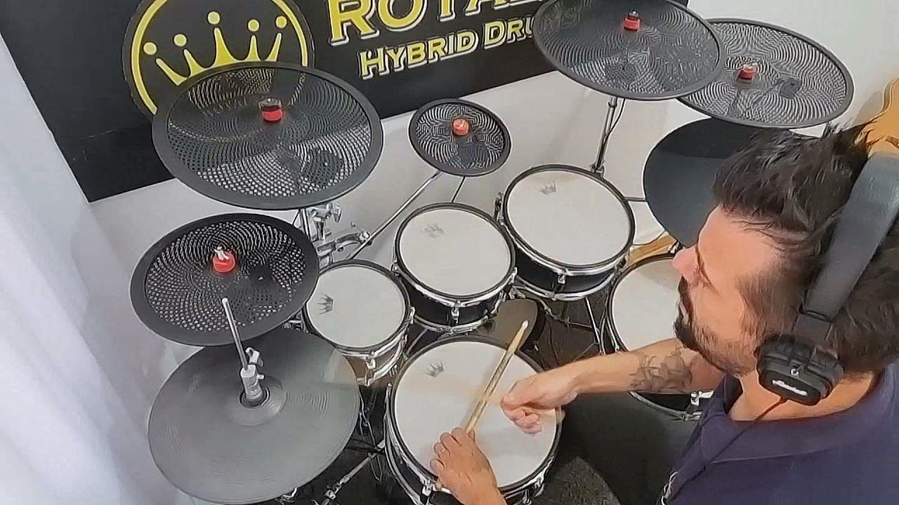 ROLAND TD27 & ROYALTY HYBRID DRUMS - YouTube