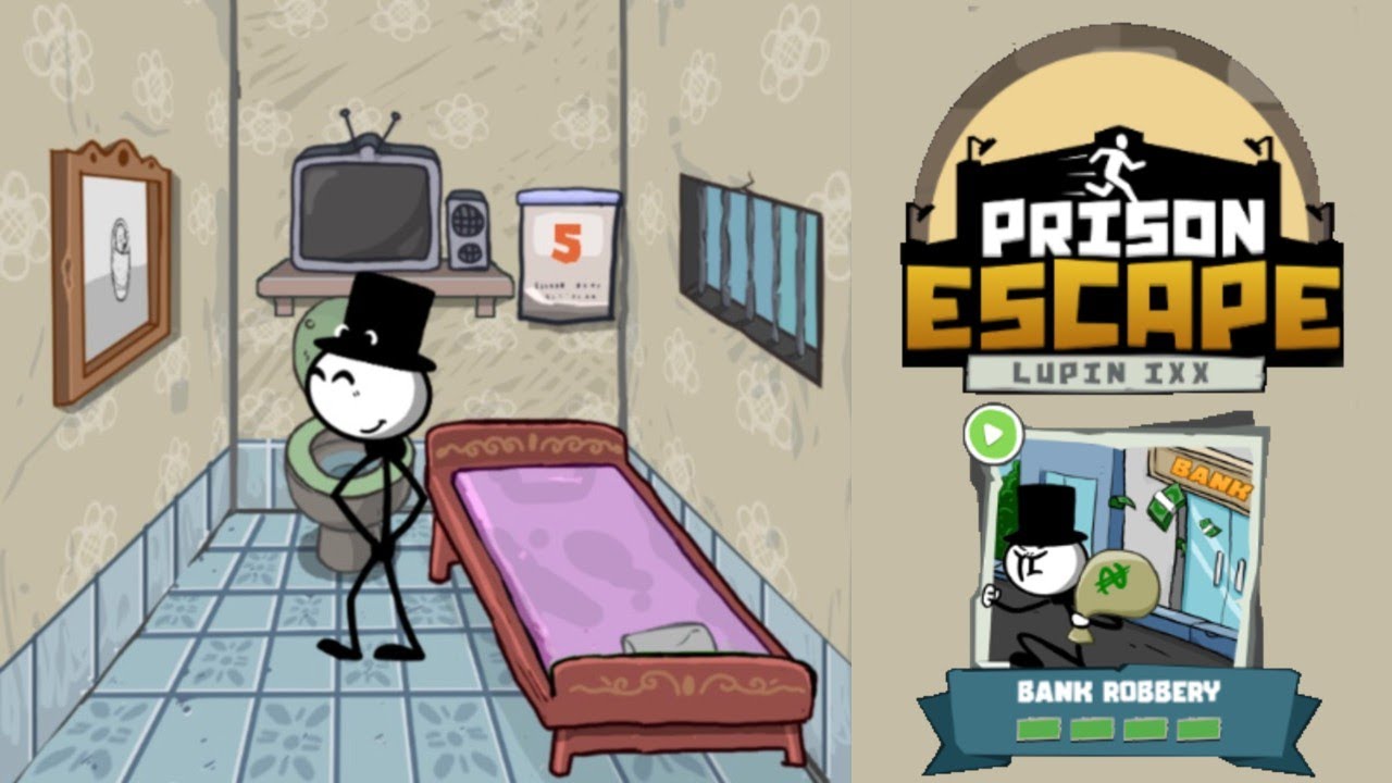 Bank Robbery (Premium Story) - Prison Escape Stickman History - YouTube