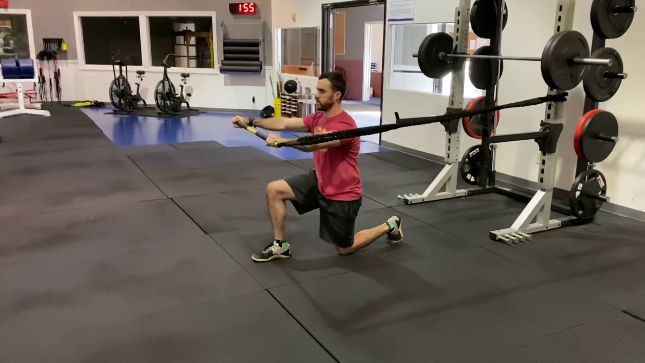 Half-Kneeling Anti-Rotation Press - YouTube