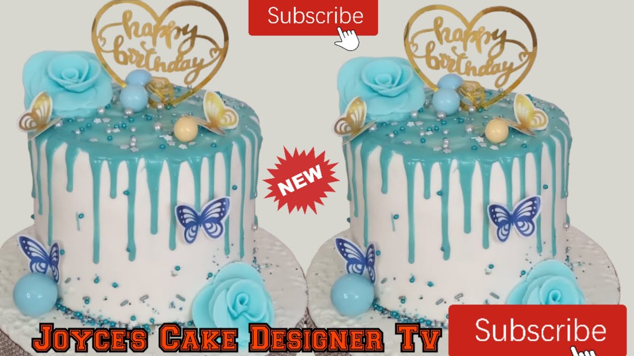 Easy Cake Decorating@joyce's Cake Designer Tv - YouTube