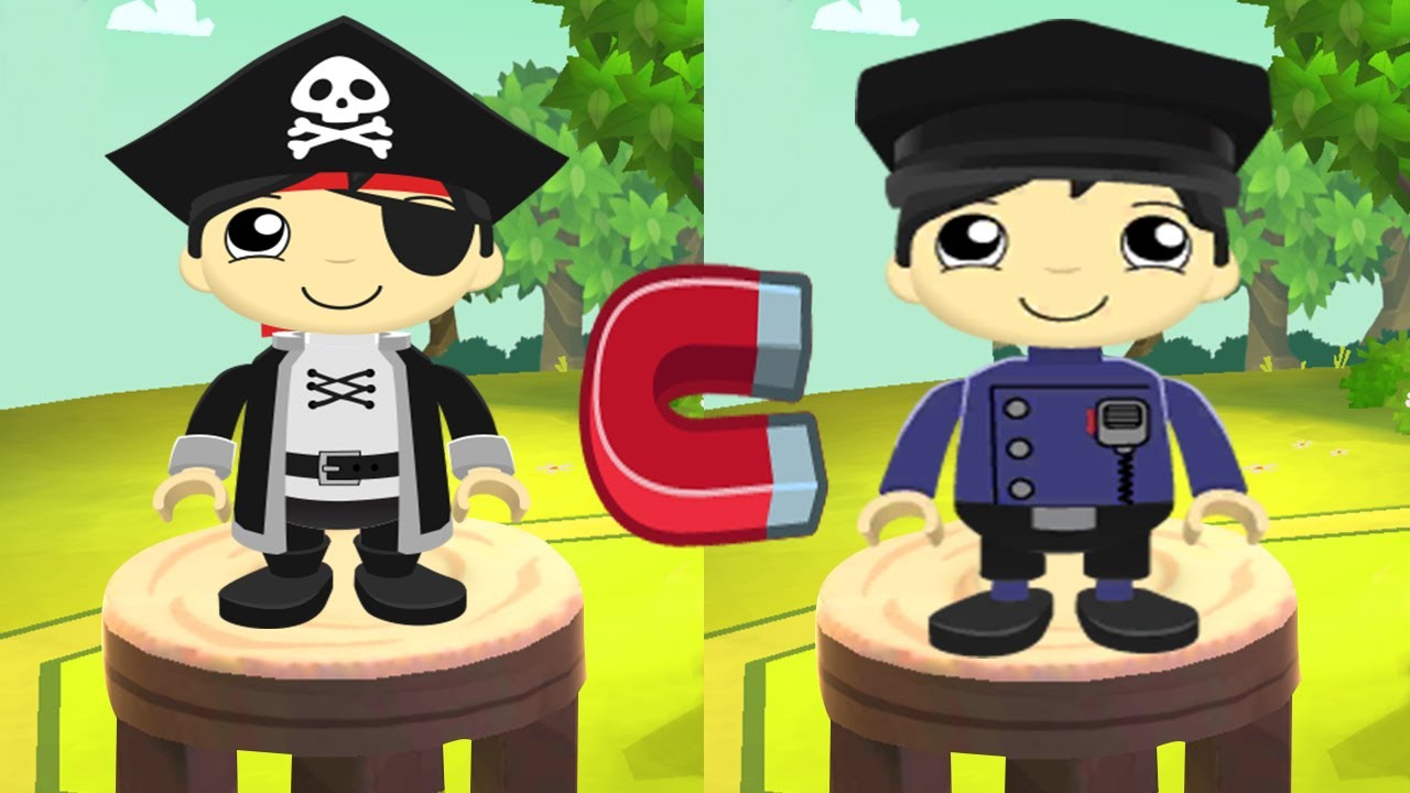 Tag with Ryan - Pirate Ryan vs Swat Team Ryan All Characters Unlocked ...